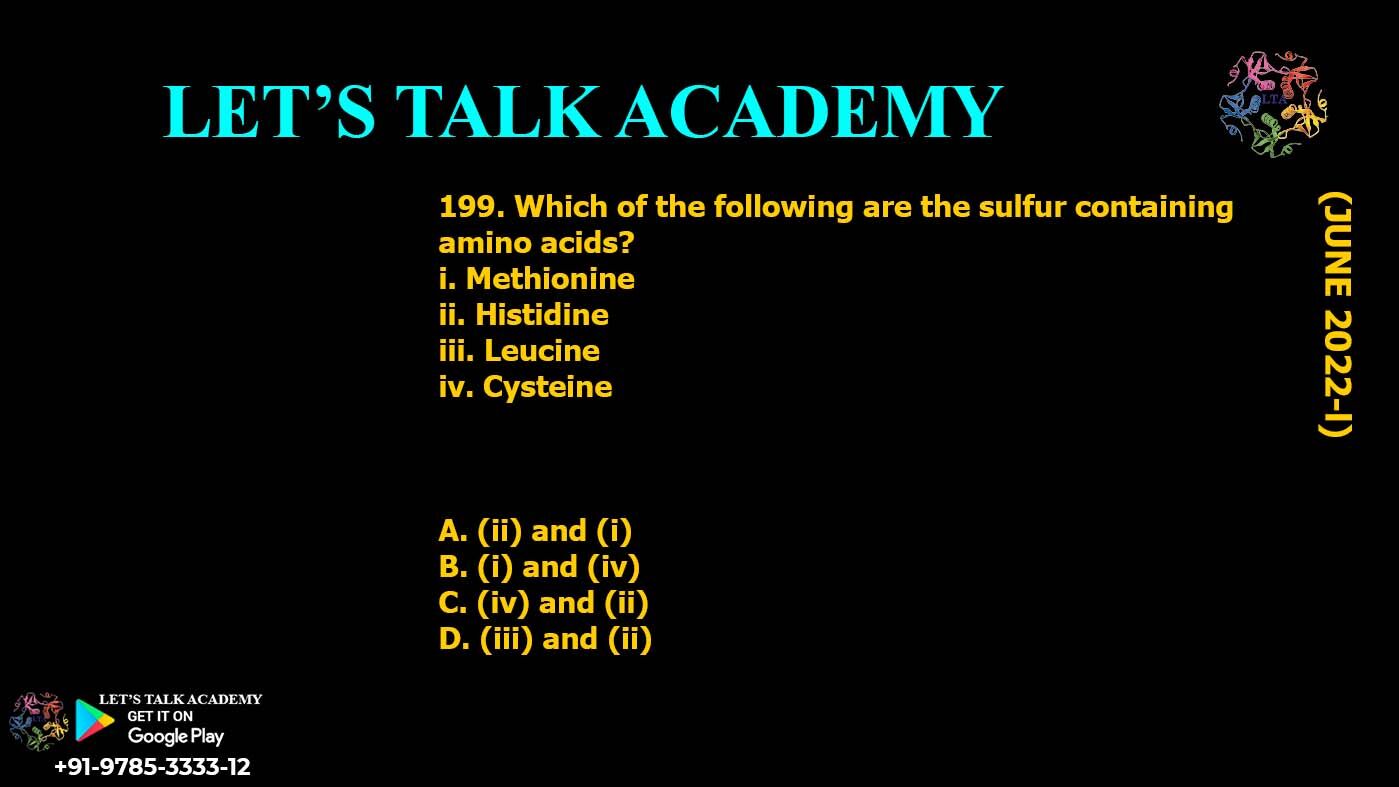 Sulfur-Containing Amino Acids Methionine and Cysteine